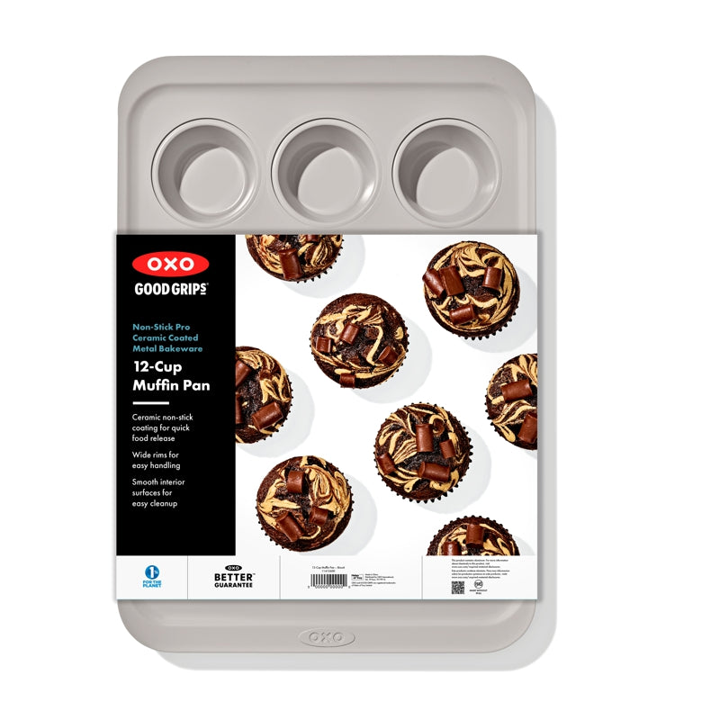 PRO Muffin Pan with Ceramic Coating – OXO – La Guilde Culinaire