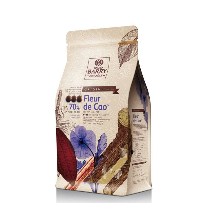 Chocolat Fleur de Cao 70%, 1 kg – Cacao Barry – La Guilde Culinaire