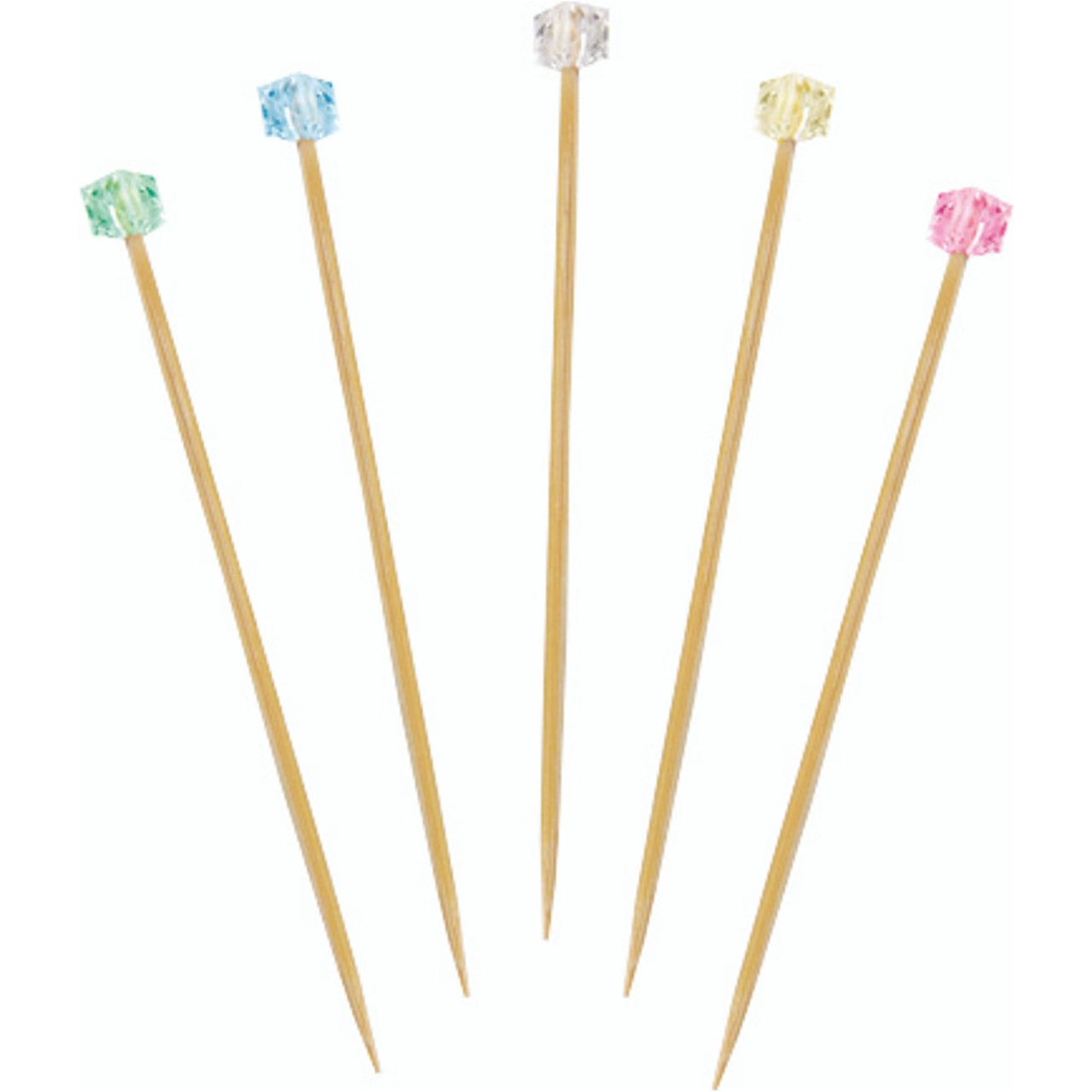 Lady cube bamboo skewer 4.7" - Solia - La Guilde Culinaire
