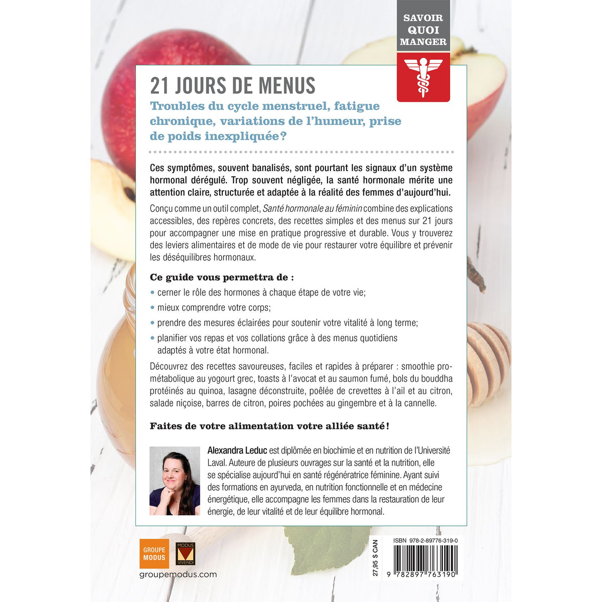 Savoir quoi manger - Santé hormonale au féminin – Modus Vivendi Ed ...