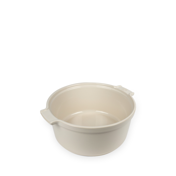 APPOLIA - Ceramic Soufflé Mould Ecru 22cm-8.6" - Peugeot