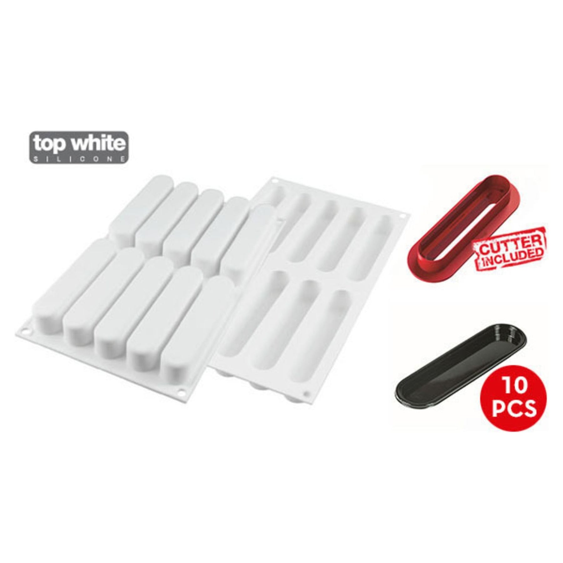 Moule Silicone Fashion Eclair - Professionel - SilikoMart