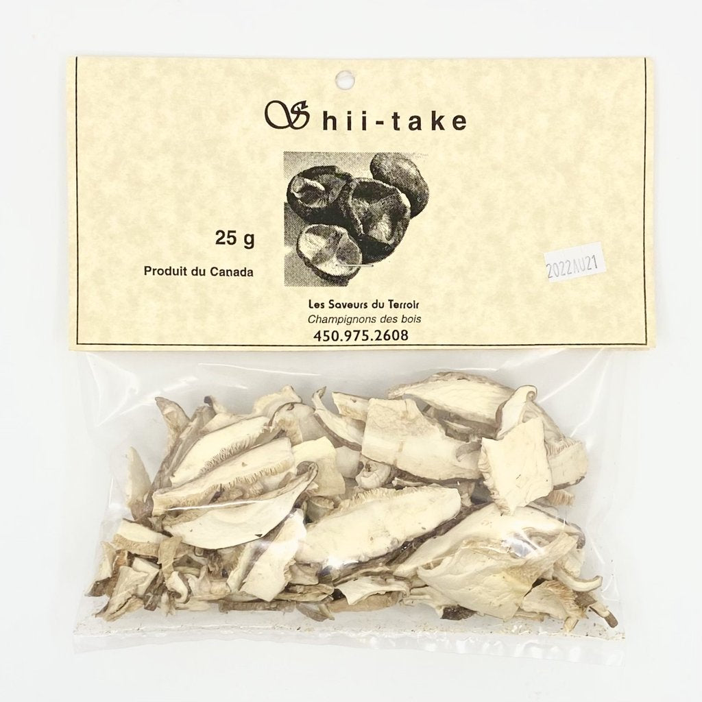 Shii-take mushrooms from Canada 25 g - Saveurs du Terroirs
